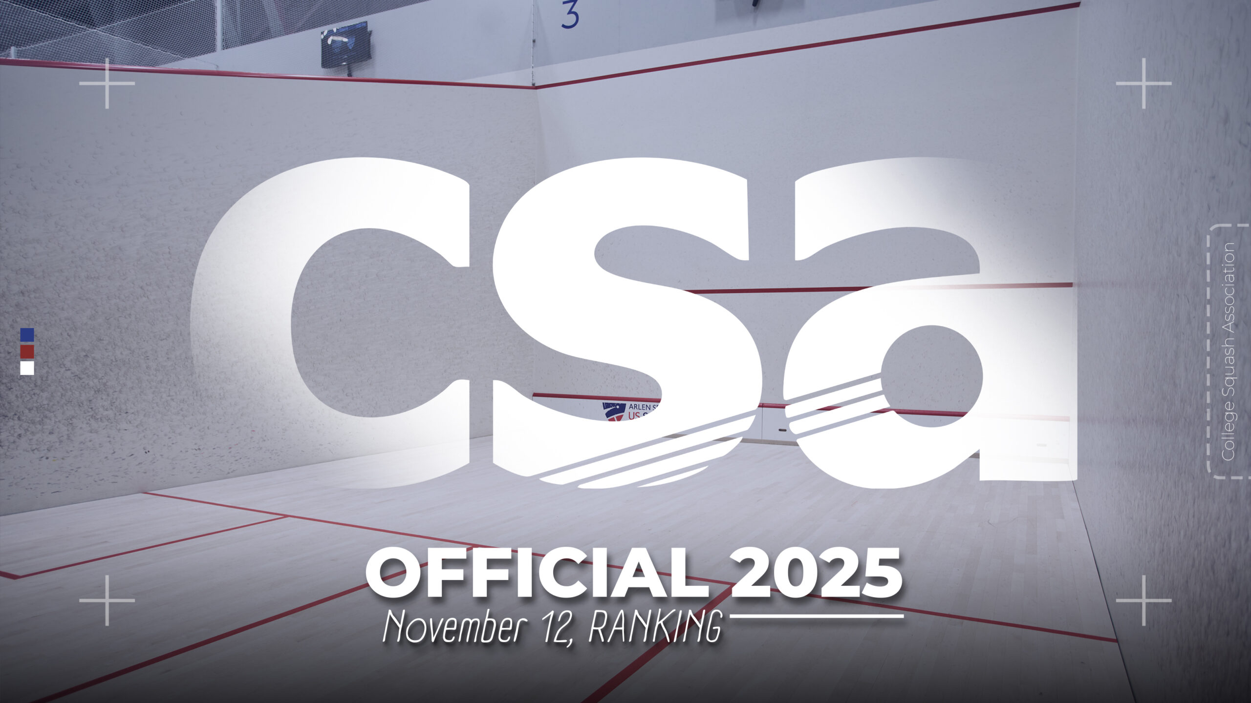 Varsity Ranking Update – Nov 12, 2025 | College Squash Association